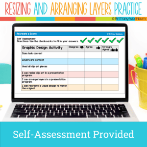 Winter Train Graphic Design Lesson and Activity