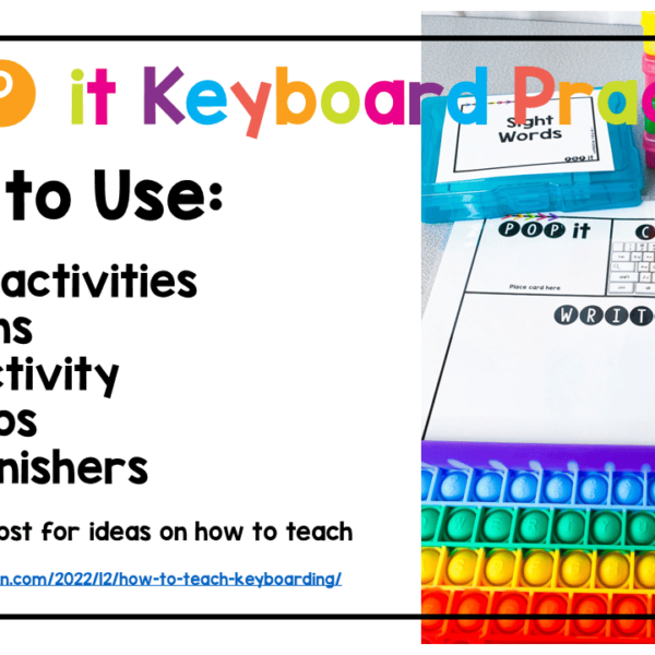 POP It Keyboard Station Activities