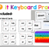 POP It Keyboard Station Activities