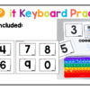 POP It Keyboard Station Activities