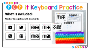 POP It Keyboard Station Activities