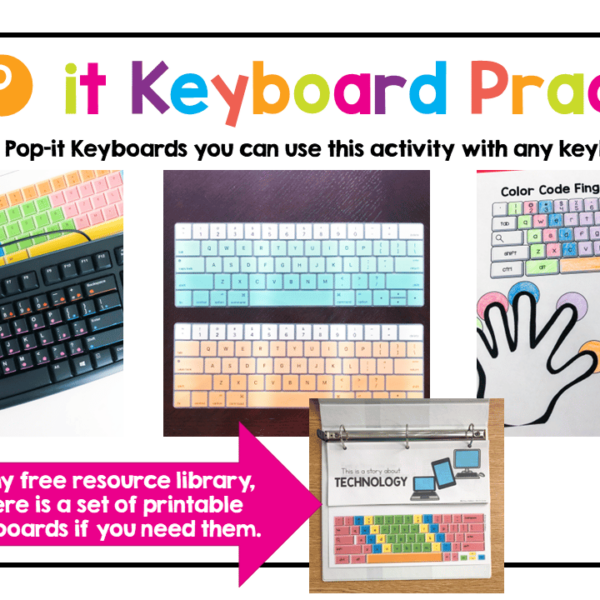 POP It Keyboard Station Activities