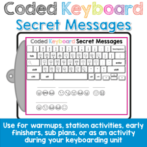 Coded Keyboard Secret Messages
