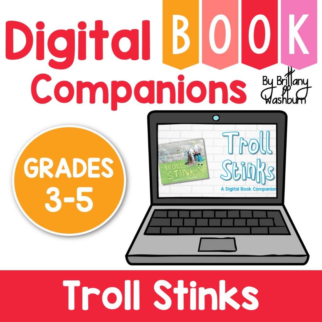 Troll Stinks Digital Book Companion - Grades 3-5
