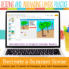 Summer Theme Graphic Design Lesson and Activity