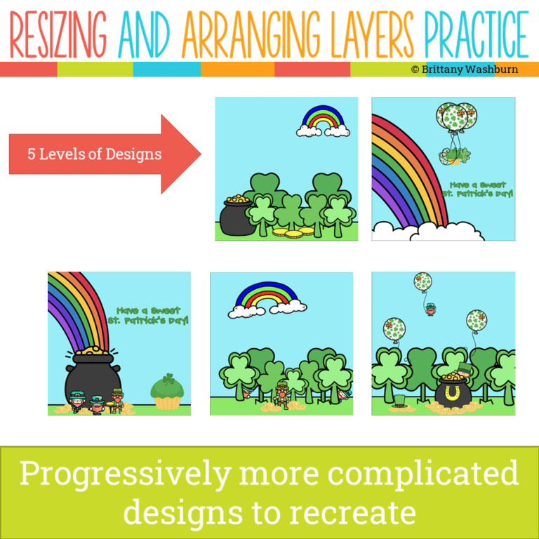 Saint Patrick's Day Theme Graphic Design Lesson and Activity