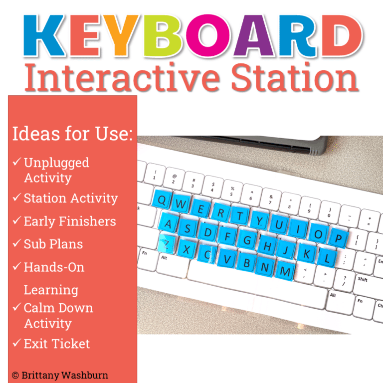 Medium Size Interactive Keyboard Station