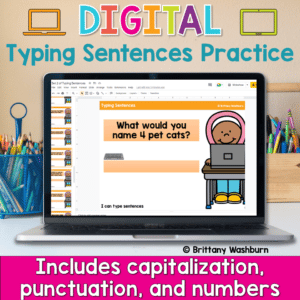 Typing Sentences Keyboarding Practice Activity Set 2