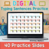 Typing Sentences Keyboarding Practice Activity Set 2