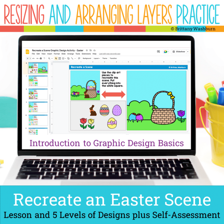 Graphic Design Lesson and Activities Holidays Bundle