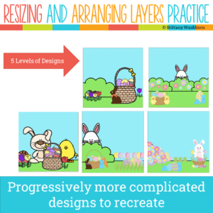 Easter Theme Graphic Design Lesson and Activity