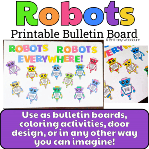 Robots Bulletin Board for the Computer Lab