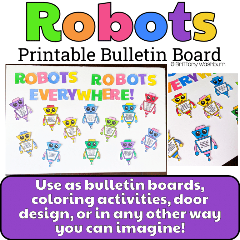 Robots Bulletin Board for the Computer Lab