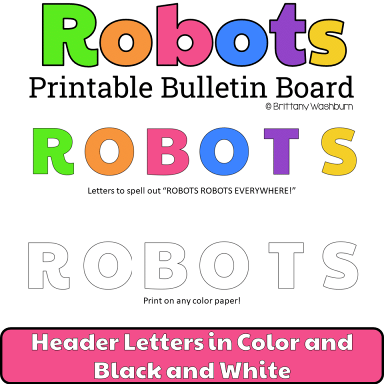 Robots Bulletin Board for the Computer Lab