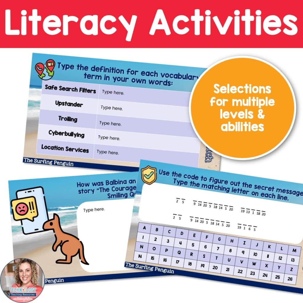 The Surfing Penguin Digital Book Companion Activities