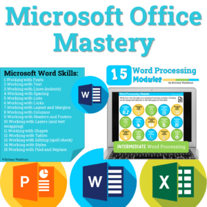 Master Microsoft Office Software Lessons Bundle