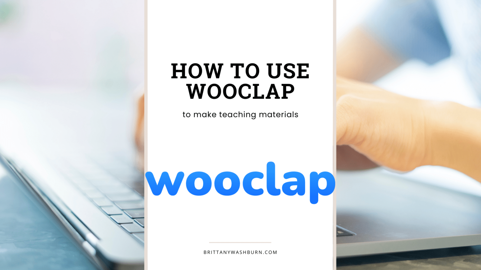 How to use Wooclap to Make Teaching Materials