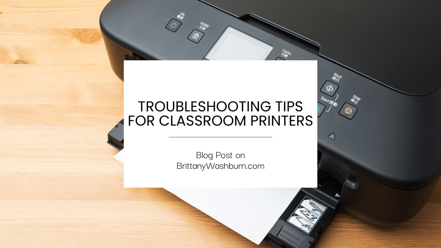 Troubleshooting Tips For Classroom Printers