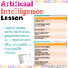 Artificial Intelligence Lesson and Activity
