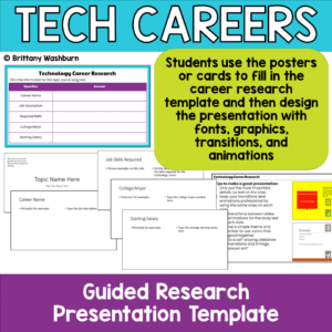 Tech Careers Posters and Guided Research Project